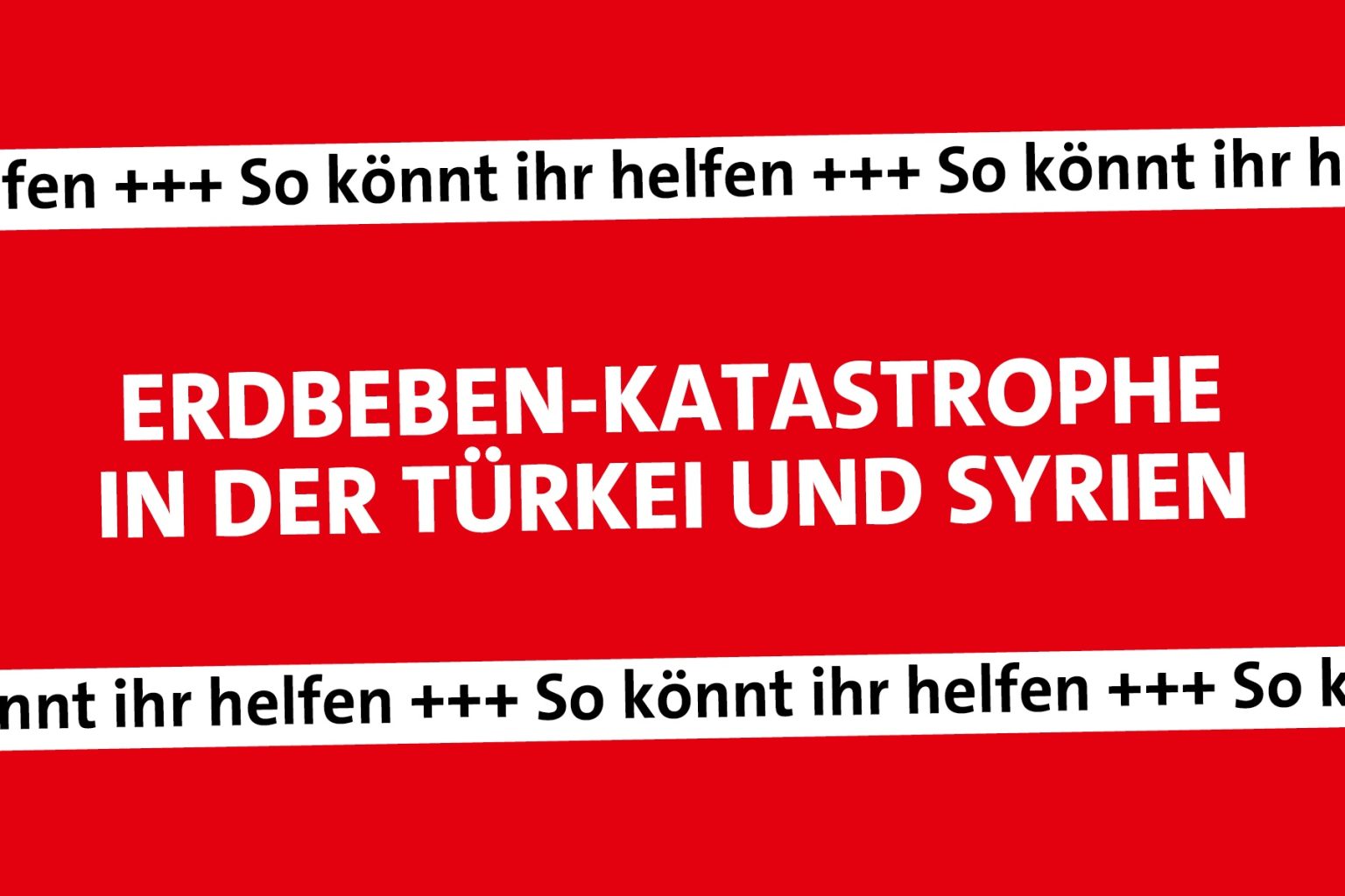 Erdbeben-Katastrophe: So könnt ihr helfen › NRWSPD